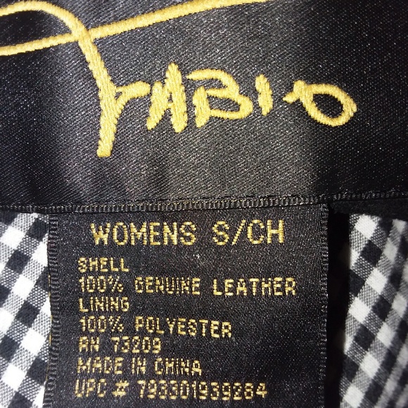 Fabio | Jackets & Coats | Fabio Leather Jacket | Poshmark